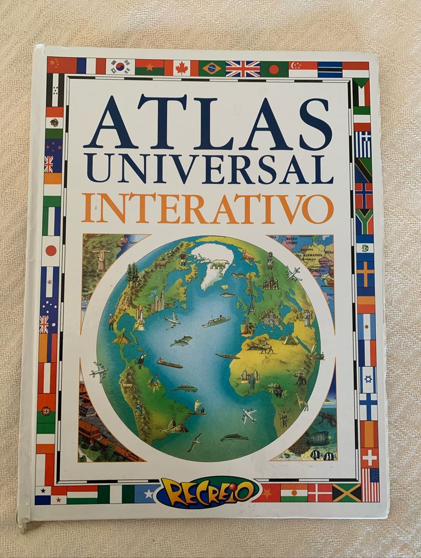 Atlas Universal Interativo | Livro Recreio Usado 64248564 | enjoei