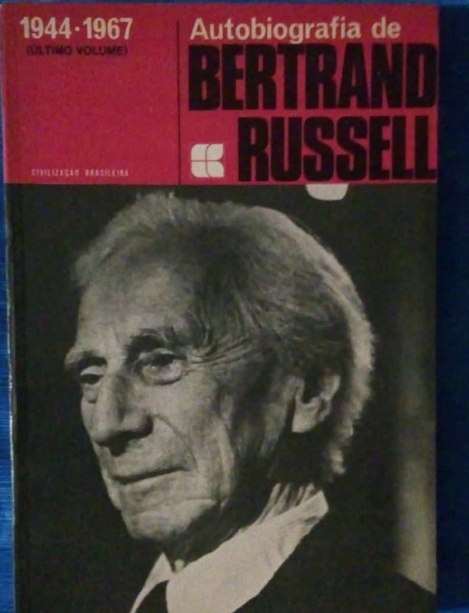 Autobiografia de Bertrand Russel. | Livro Autobiografia De Bertrand ...