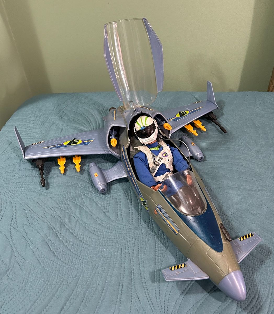 Avião Max Steel Mx-25 Max Jet. | Brinquedo Mattel Usado 94547296 | enjoei