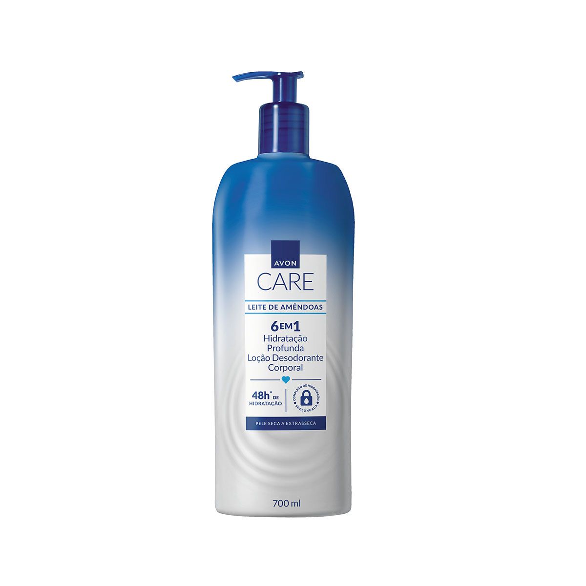 Avon Care Leite de Amêndoas Corporal 700ml - Tripla Hidratação e ...