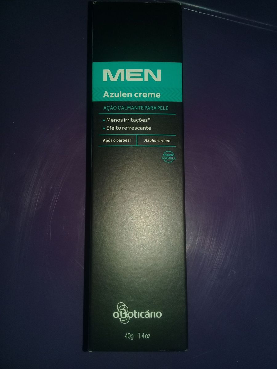 Azulen Creme Pós Barba | Creme Masculino O Boticário Nunca Usado ...