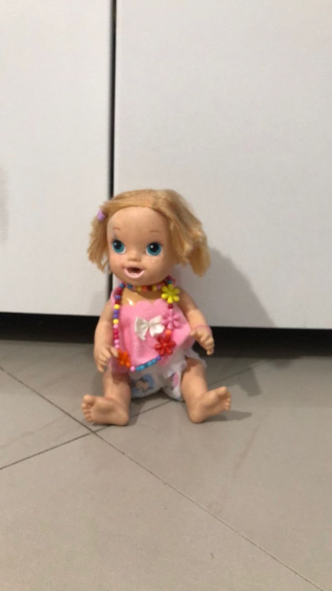 Baby Alive Original Hasbro Usada Possui Algumas Manchas Ler Descrição ...