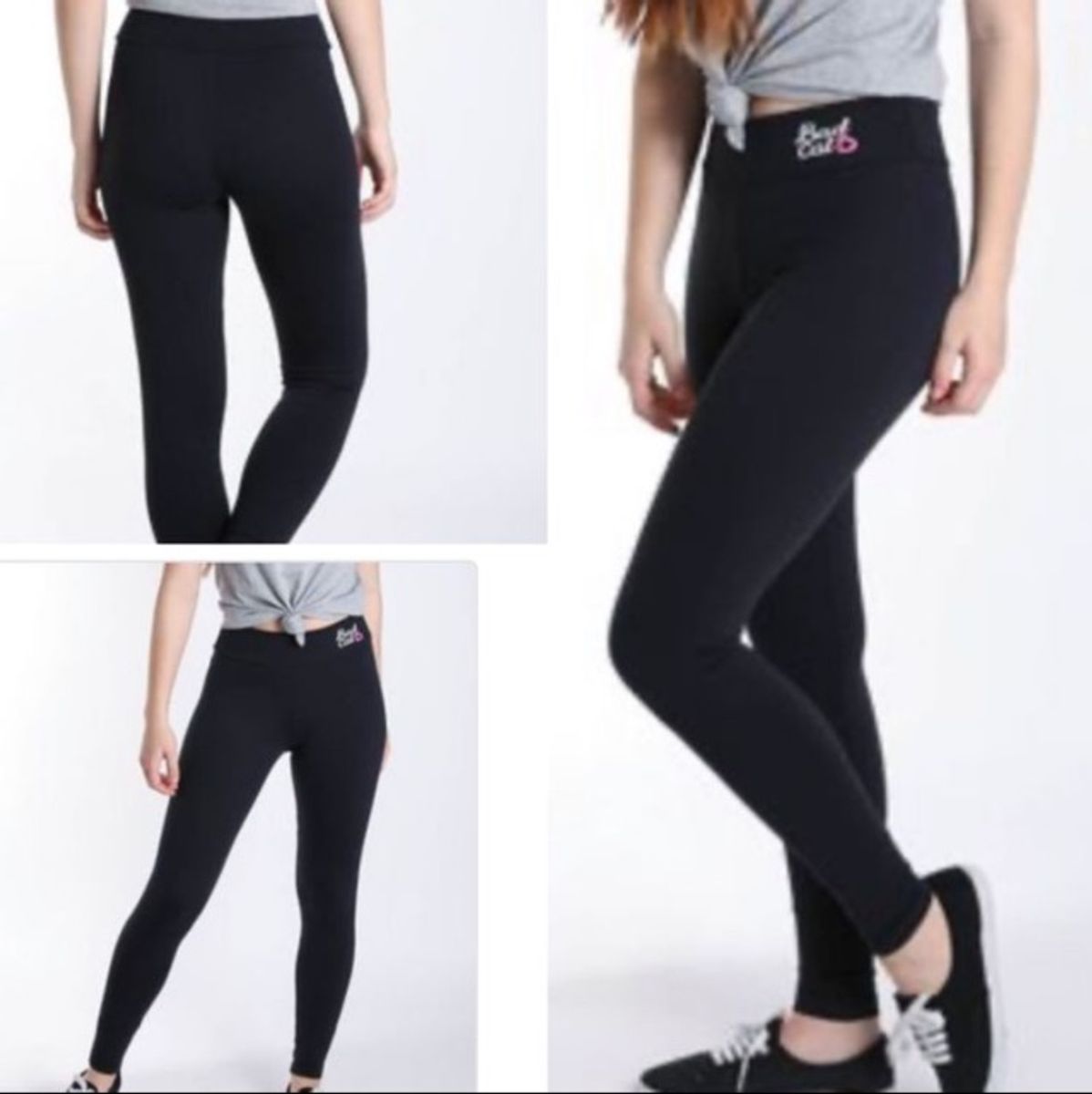 Bad Cat Legging Preta Lycra Forte Feita com Carinho P | Moda Esportiva ...