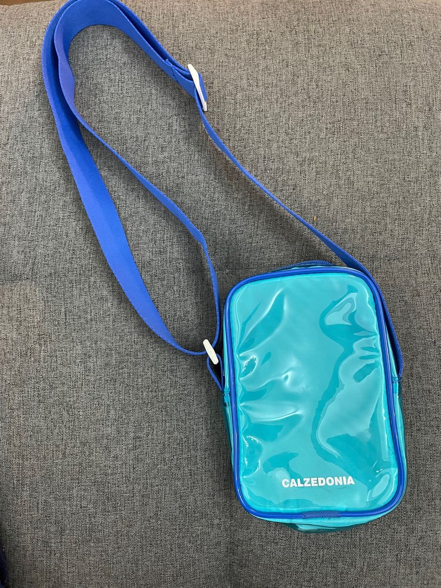 Bag Calzedonia Azul | Bolsa de Ombro Feminina Calzedonia Nunca Usado ...