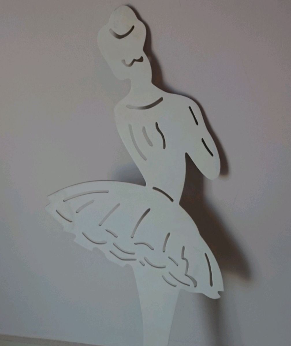 Bailarina Mdf para Parede | Item de Decoração Nunca Usado 17118669 | enjoei