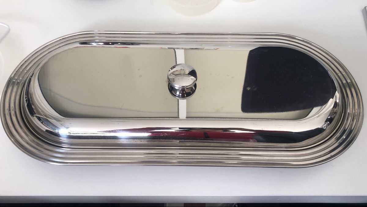 Baixela em Aço Inox com Tampa | Móvel de Cozinha Usado 81373350 | enjoei