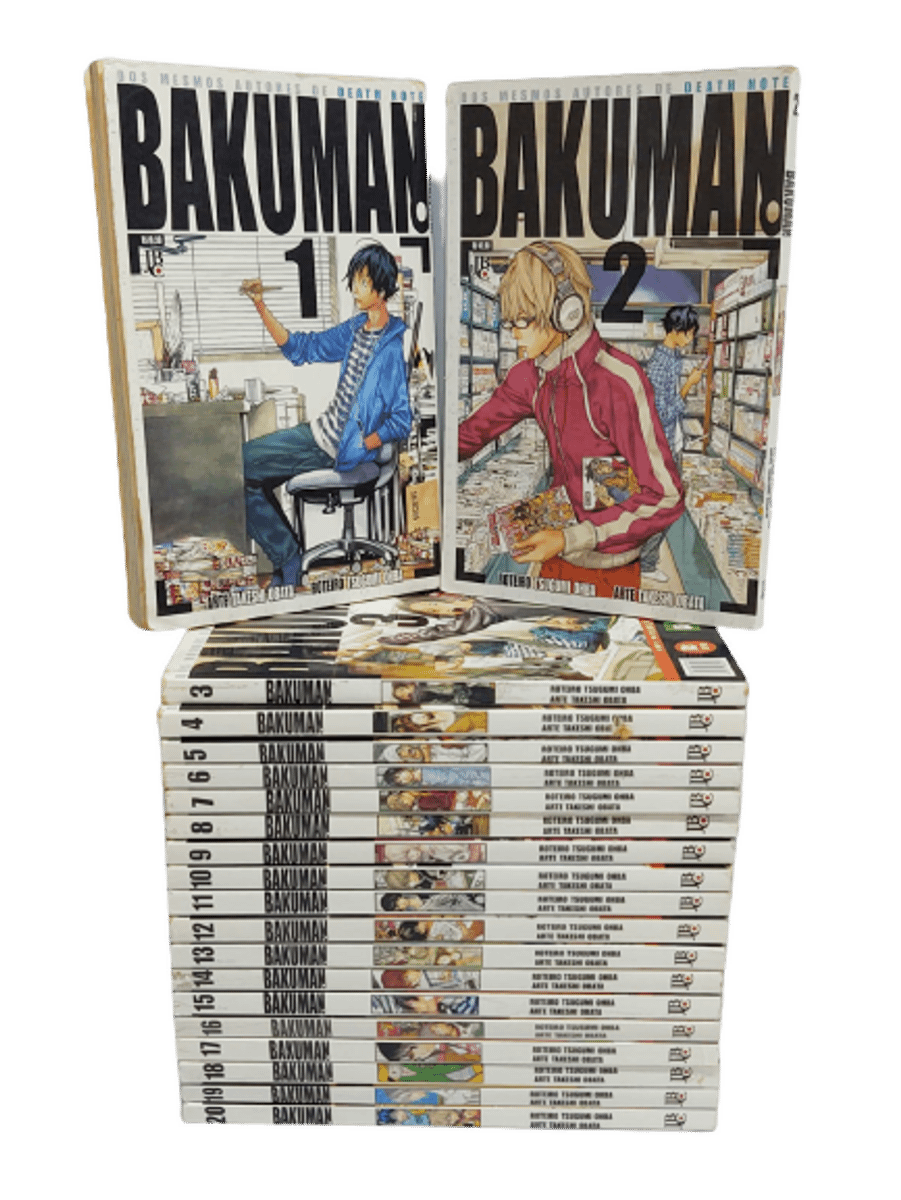 Bakuman Mangá Coleção Completa 1 a 20 Portugues Jbc | Livro Manga Usado ...