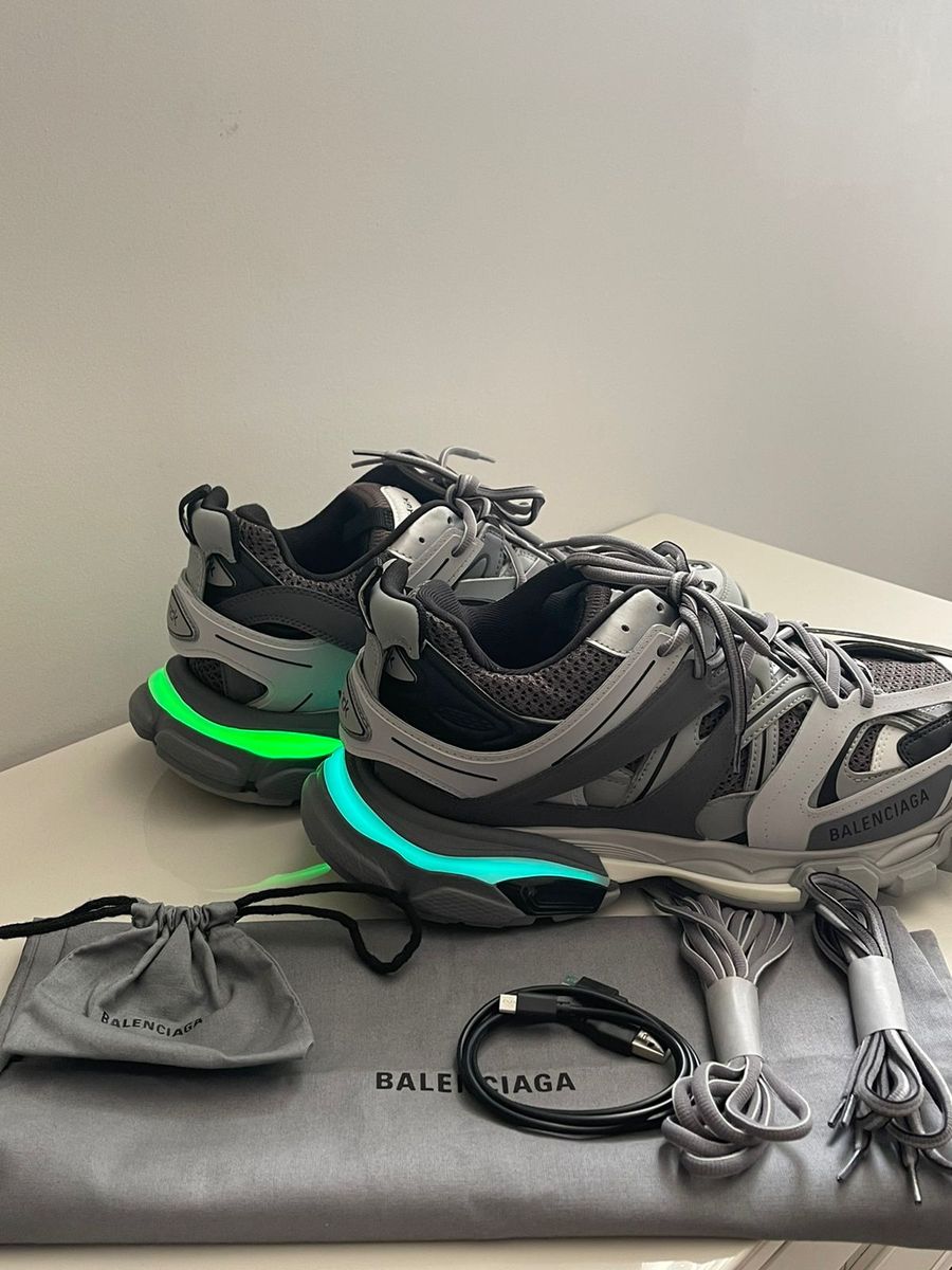 Balenciaga Tenis Track Led Light Up | Tênis Masculino Balenciaga Nunca ...