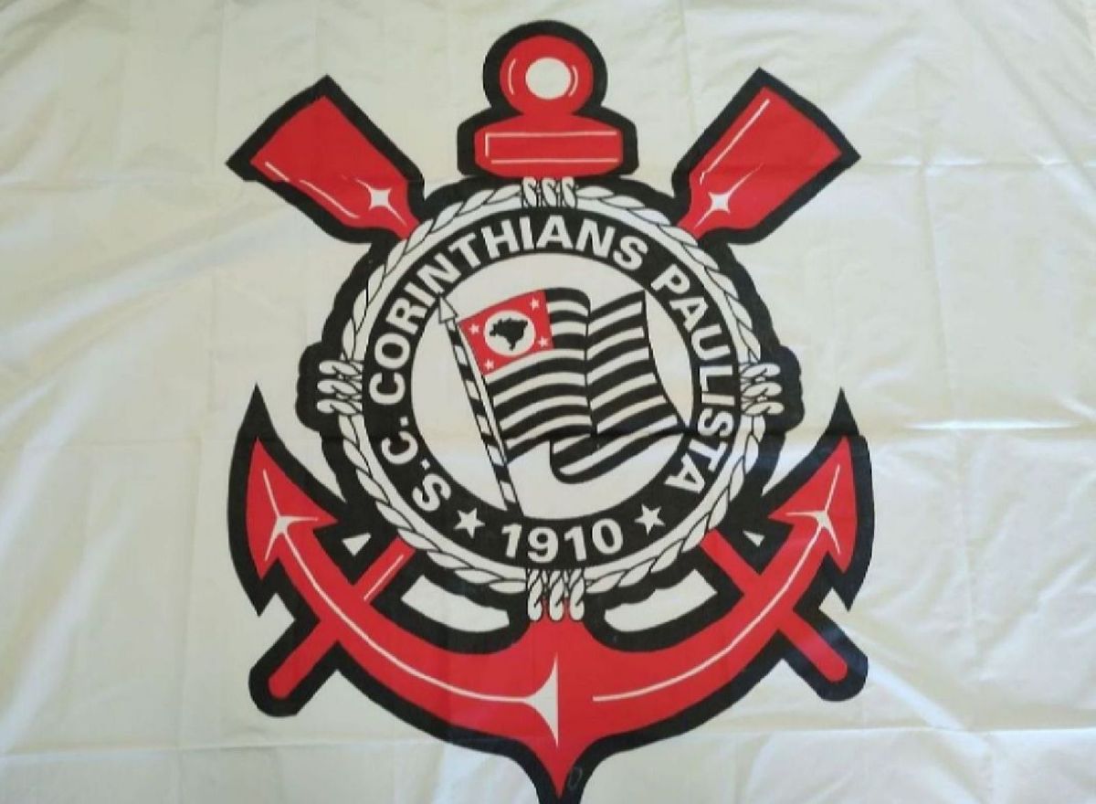 Bandeira Corinthians O Campeão Dos Campeões Tamanho Grande 1,45 Largura ...