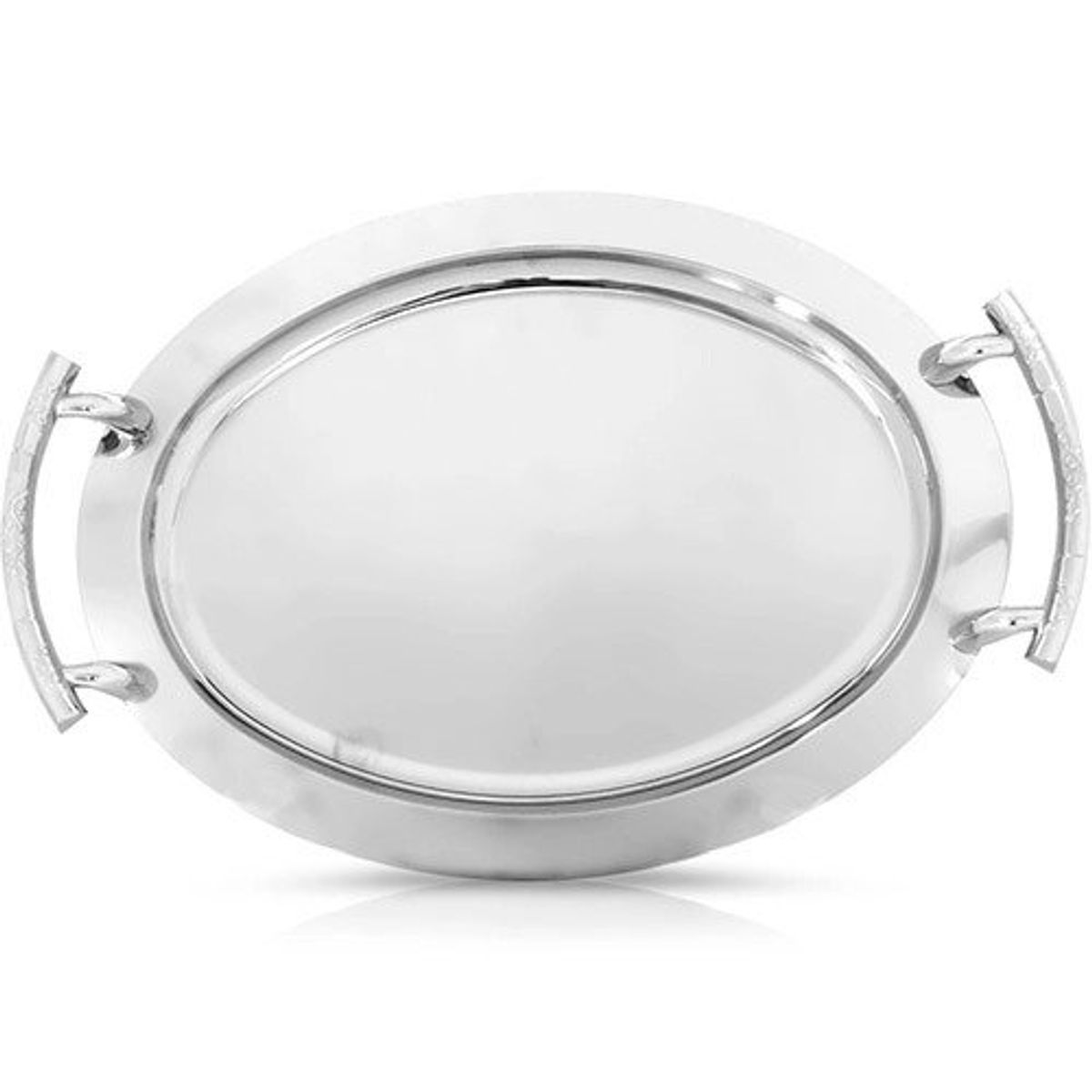 Bandeja Oval Luxo para Servir em Aço Inox com Alça Cozinha | Móvel de ...