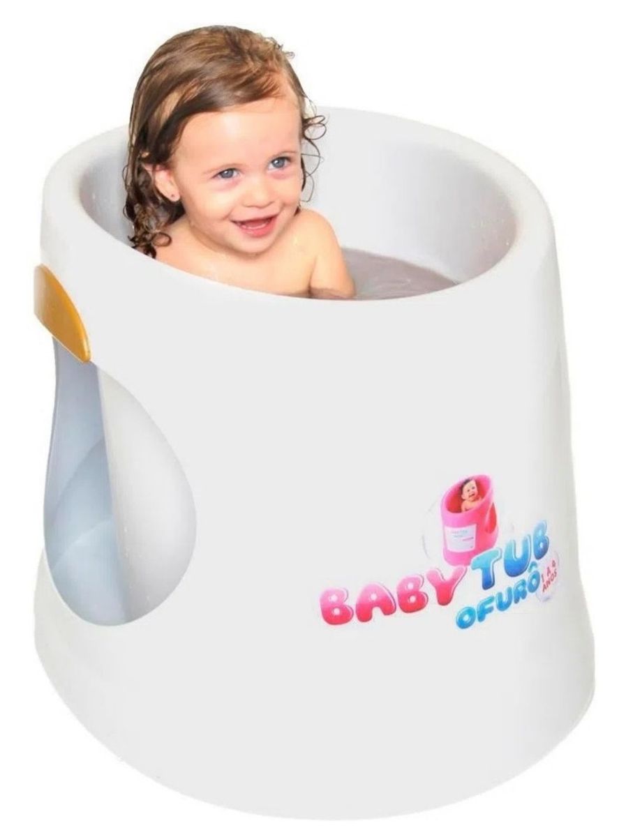 Banheira para Bebê Ofurô Branca - Baby Tub | Item Infantil Babytub ...