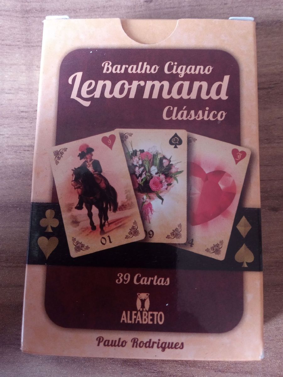 Baralho Cigano Lenormand Livro Editora Alfabeto Nunca Usado 49834683 Enjoei
