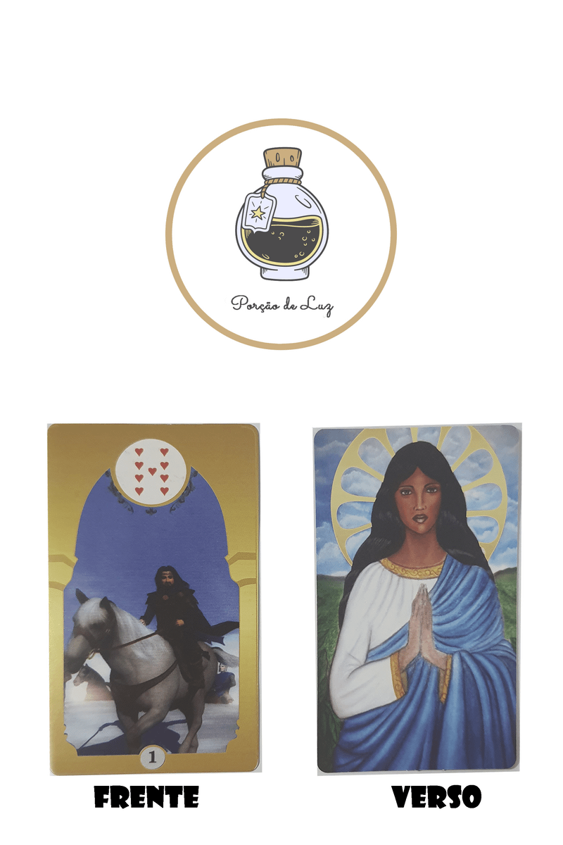 Baralho Tarô Tarot Santa Sara De Kali Tarot Lenormand Acompanha 36 Cartas E Manual Item De