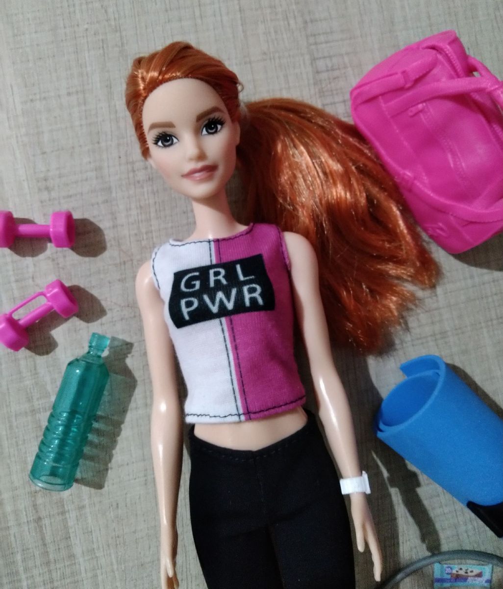 Barbie Academia Power Girl com Acessórios | Brinquedo Barbie Usado ...