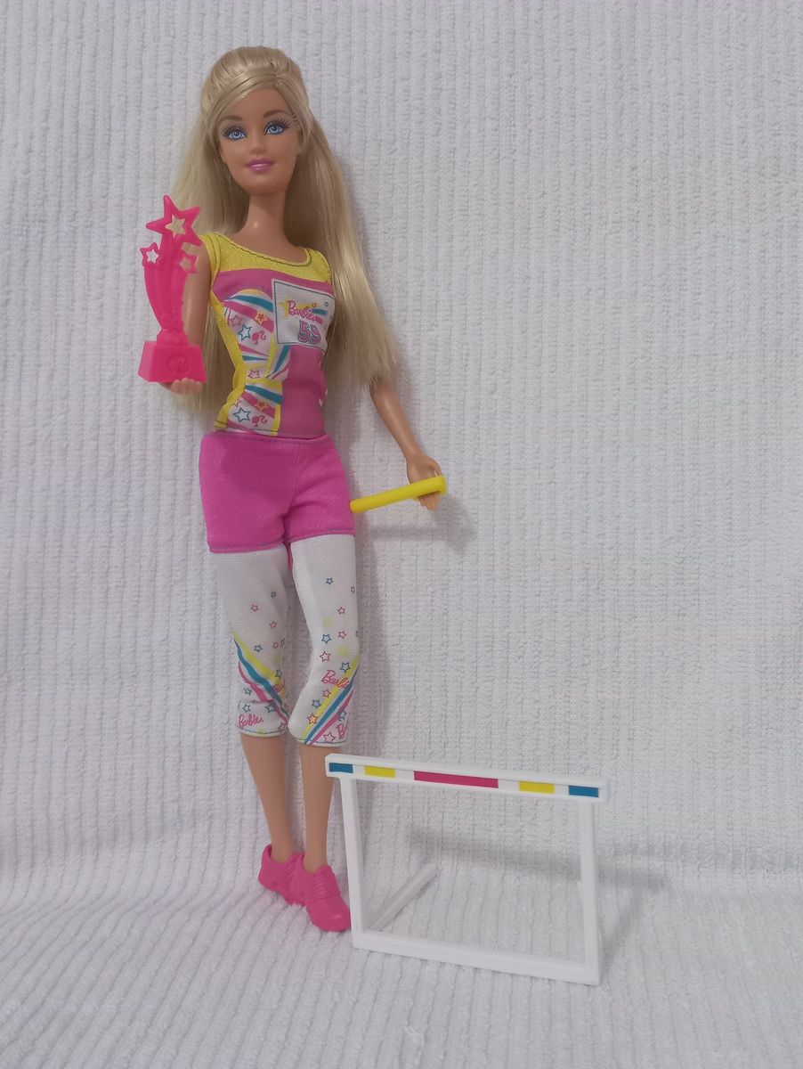 Barbie Atleta | Brinquedo Barbie Usado 71156355 | enjoei