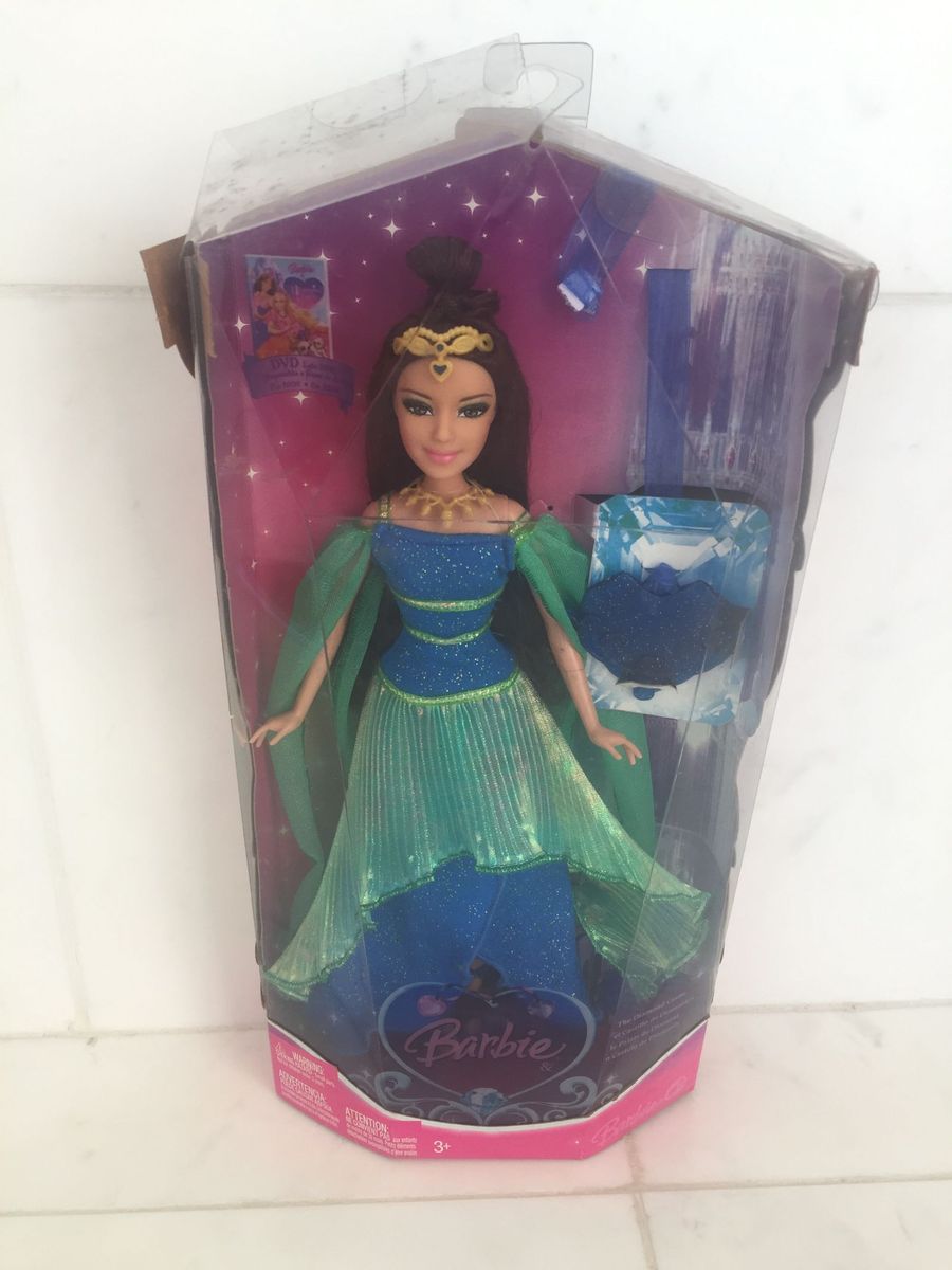 Barbie Diamond Castle - Azul/verde -dori - Nunca Tirada da Caixa ...