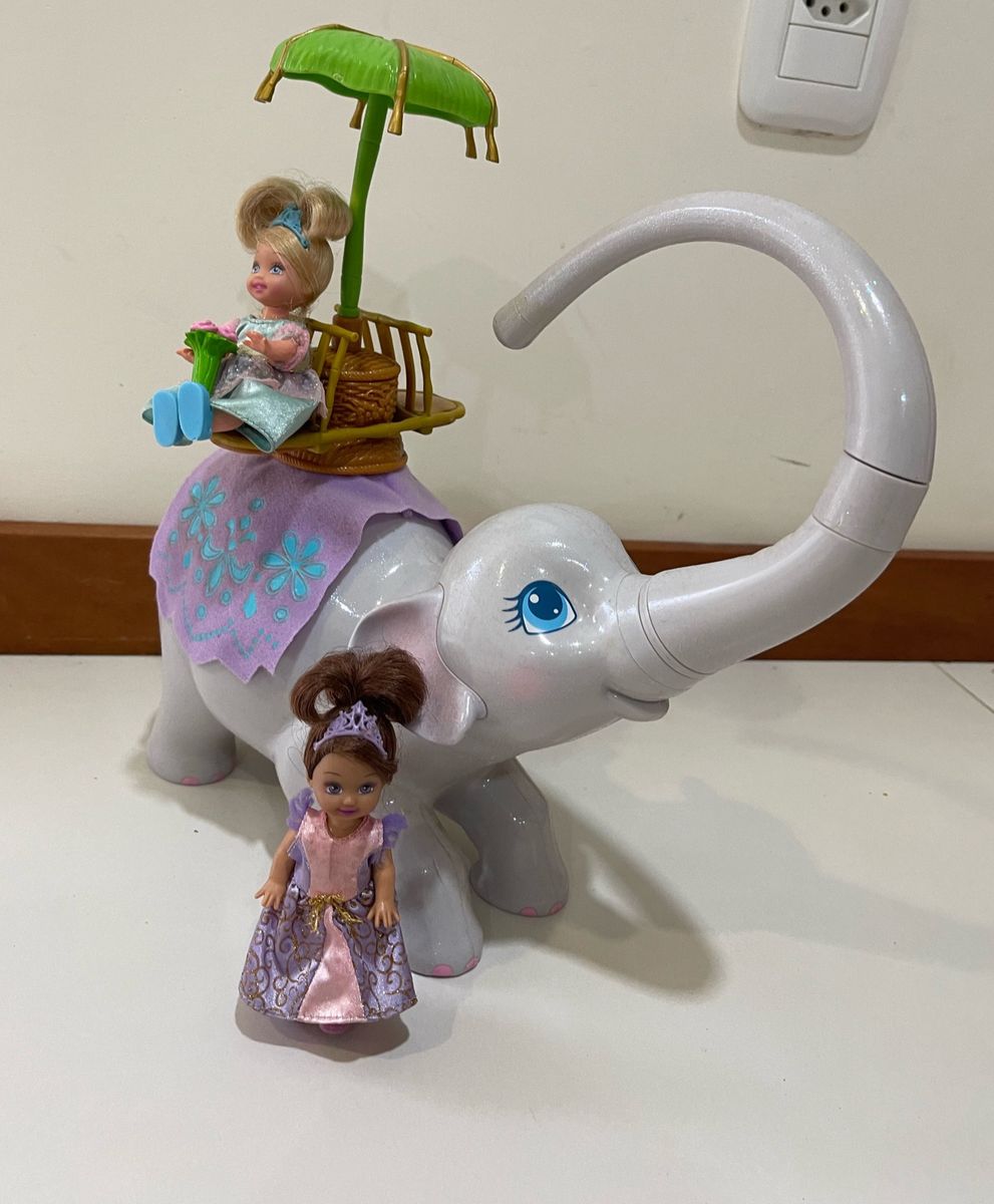 Barbie Elefante Tika Princesa da Ilha 2 Kelly | Brinquedo Mattel Usado ...