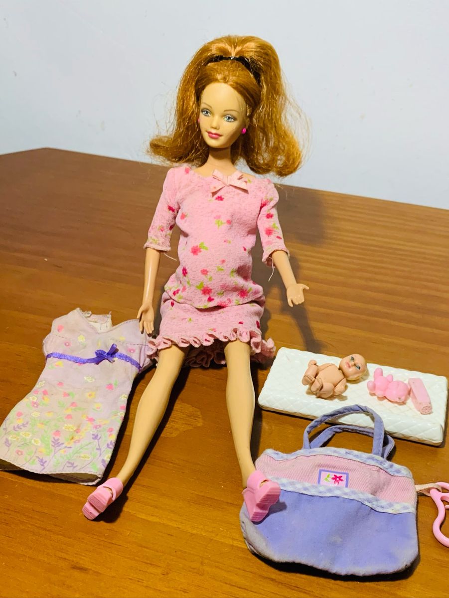 Barbie Grávida Anos 2000 Vintage | Produto Vintage e Retro Barbie Usado ...