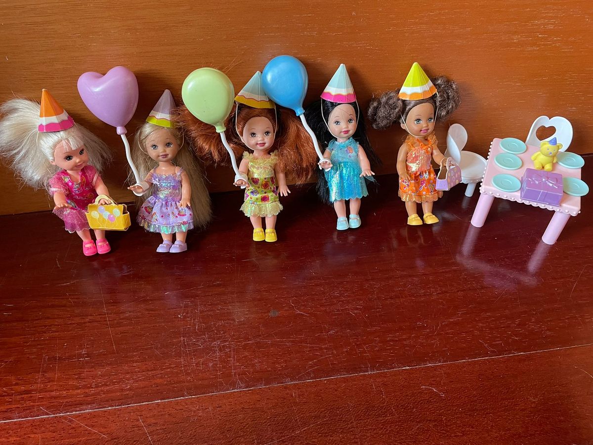 Barbie Kelly Birthday Bunch Kelly Club 5 | Brinquedo Mattel Usado ...