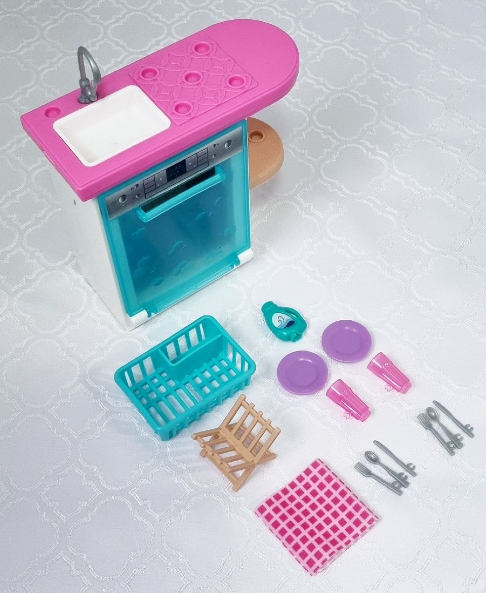 Barbie Lava-louças Mattel | Brinquedo Barbie Usado 108131191 | enjoei