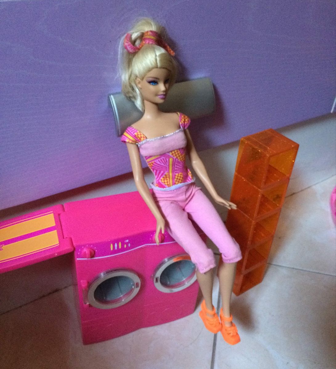 Barbie Lava Roupas | Brinquedo Barbie Usado 77329465 | enjoei