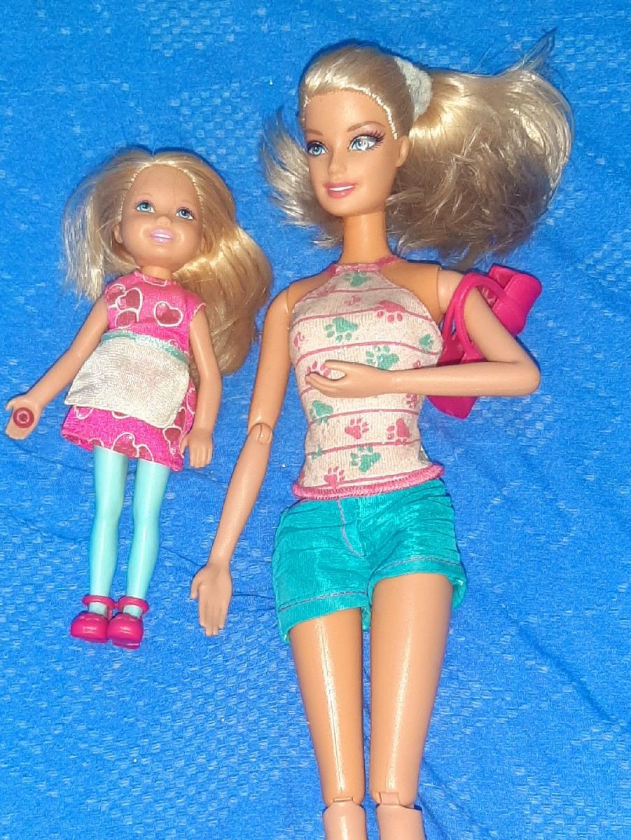 Barbie Mãe e Filha Original | Brinquedo para Bebês Mattel Usado ...