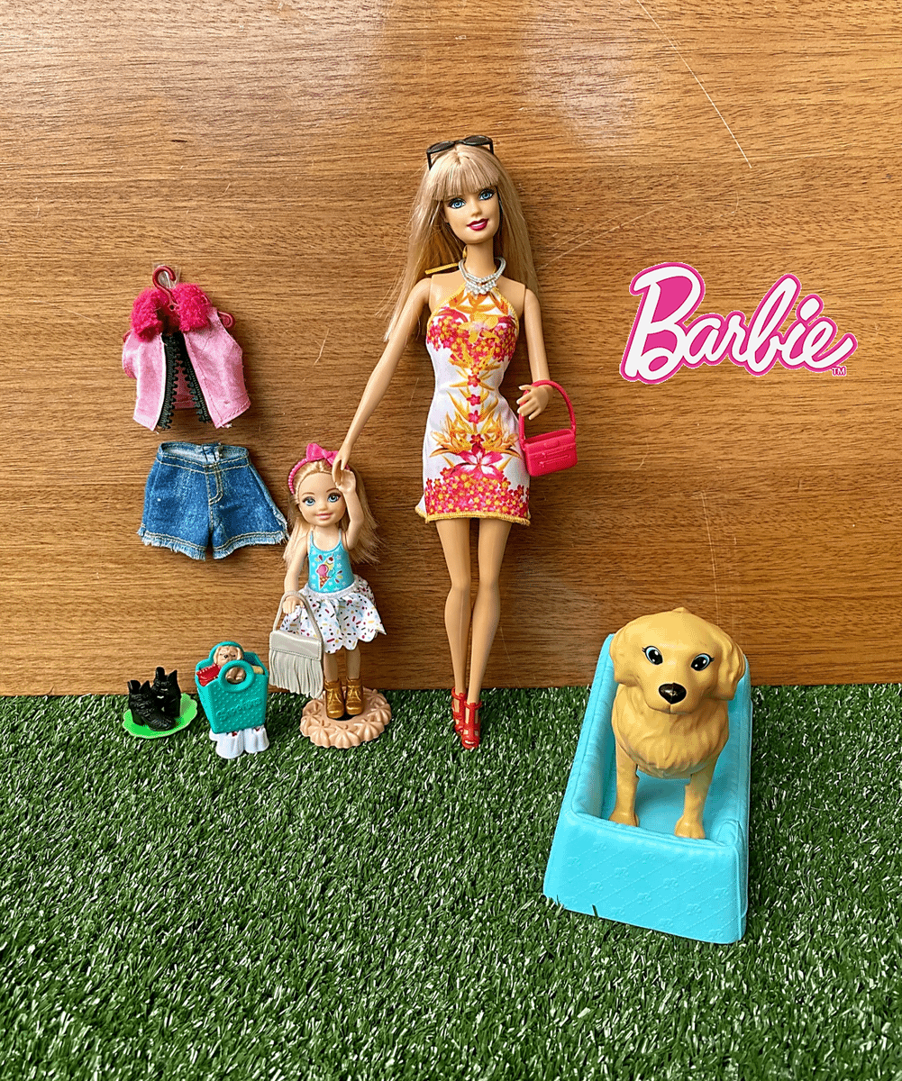 Barbie Mãe e Filha | Brinquedo Mattel Usado 54536737 | enjoei