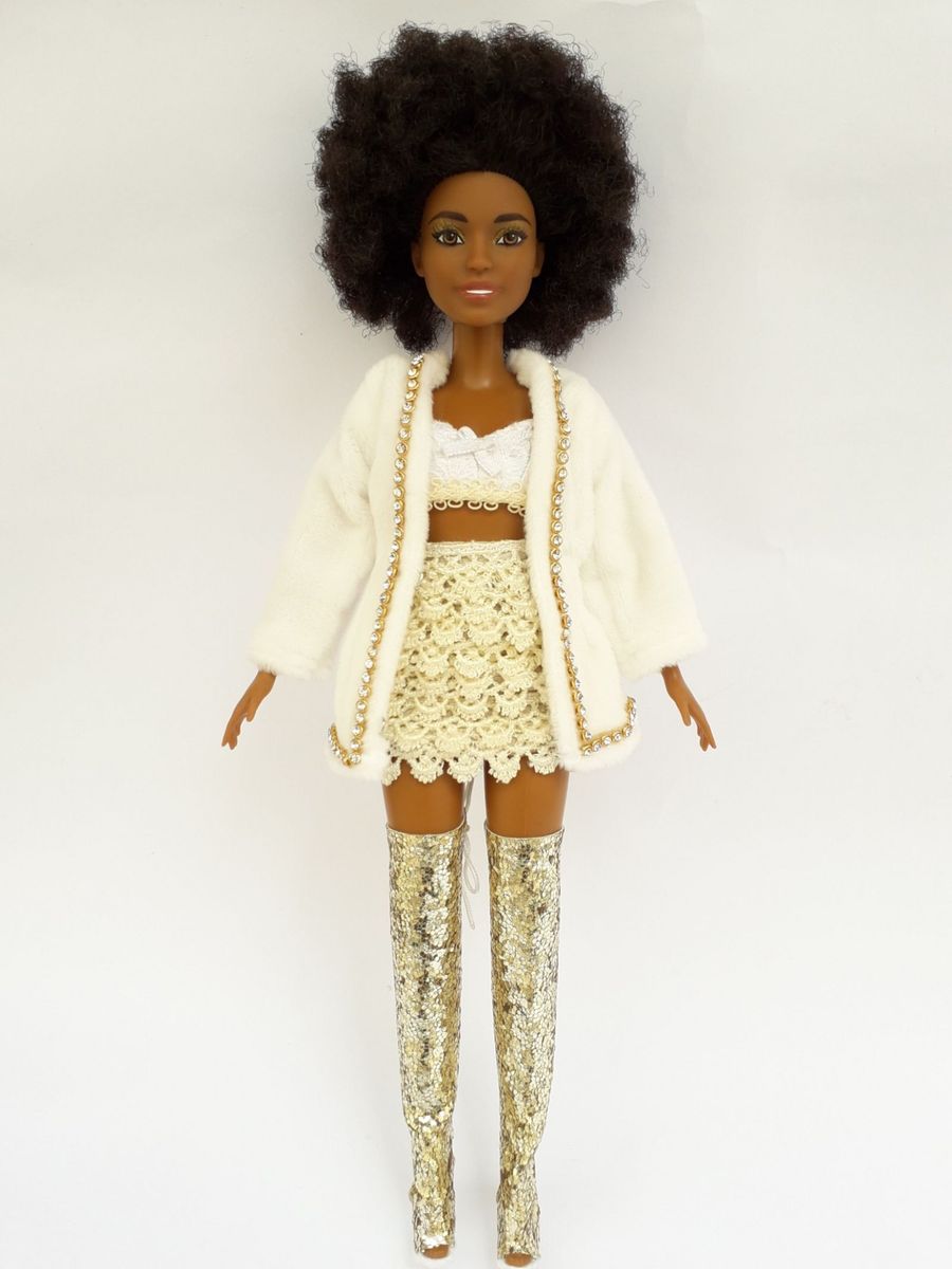 Barbie Negra Black Power | Brinquedo Mattel Nunca Usado 30529685 | enjoei