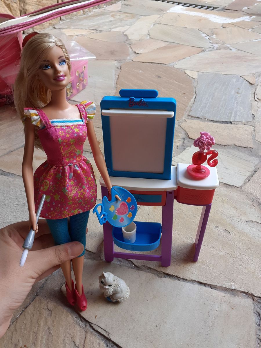 Barbie Pintora | Brinquedo para Bebês Barbie Usado 68742747 | enjoei