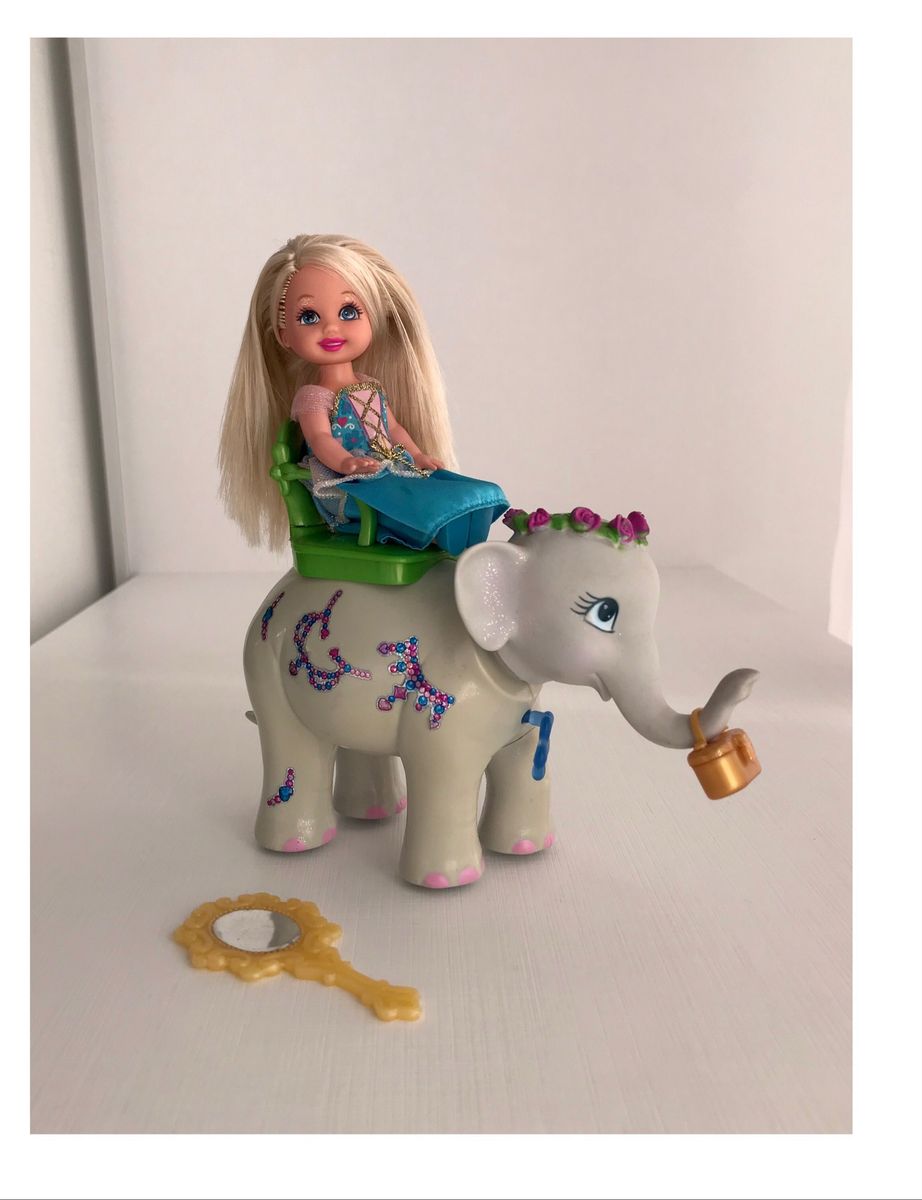 Barbie Princesa da Ilha - Kelly e Elefante Tika | Brinquedo Mattel ...