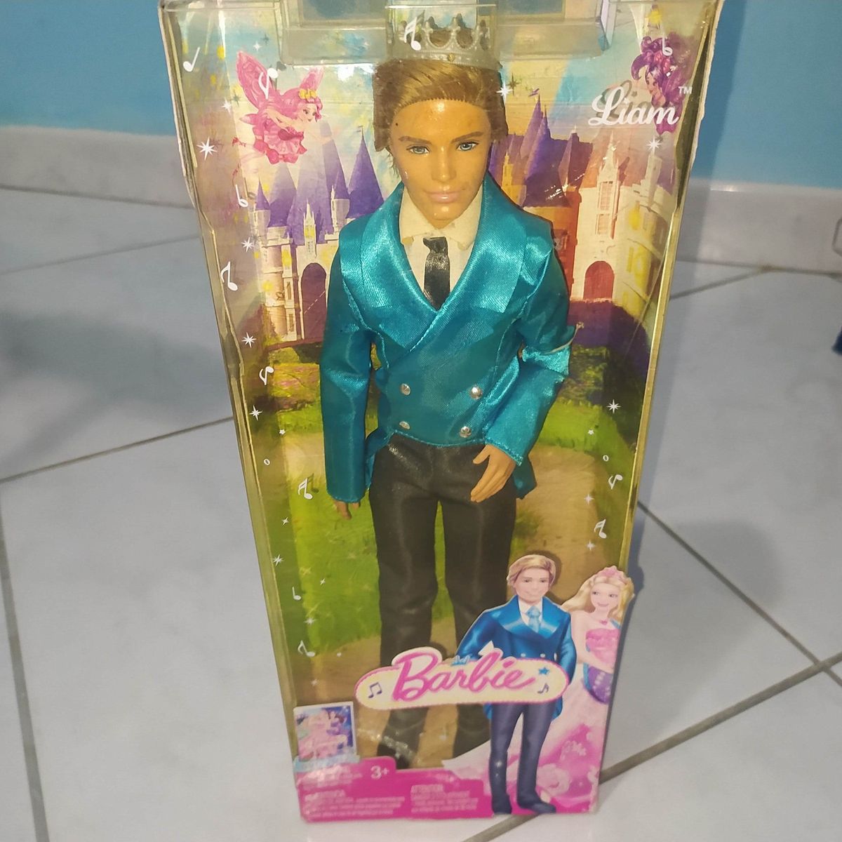 Barbie - Princesa e Pop Star - Principe Liam - Mattel | Filme e Série Mattel Nunca Usado ...