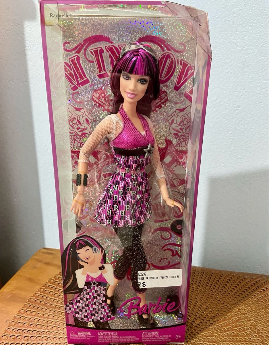 Barbie Raquelle Fashion Fever Rockstar | Brinquedo Mattel Usado ...