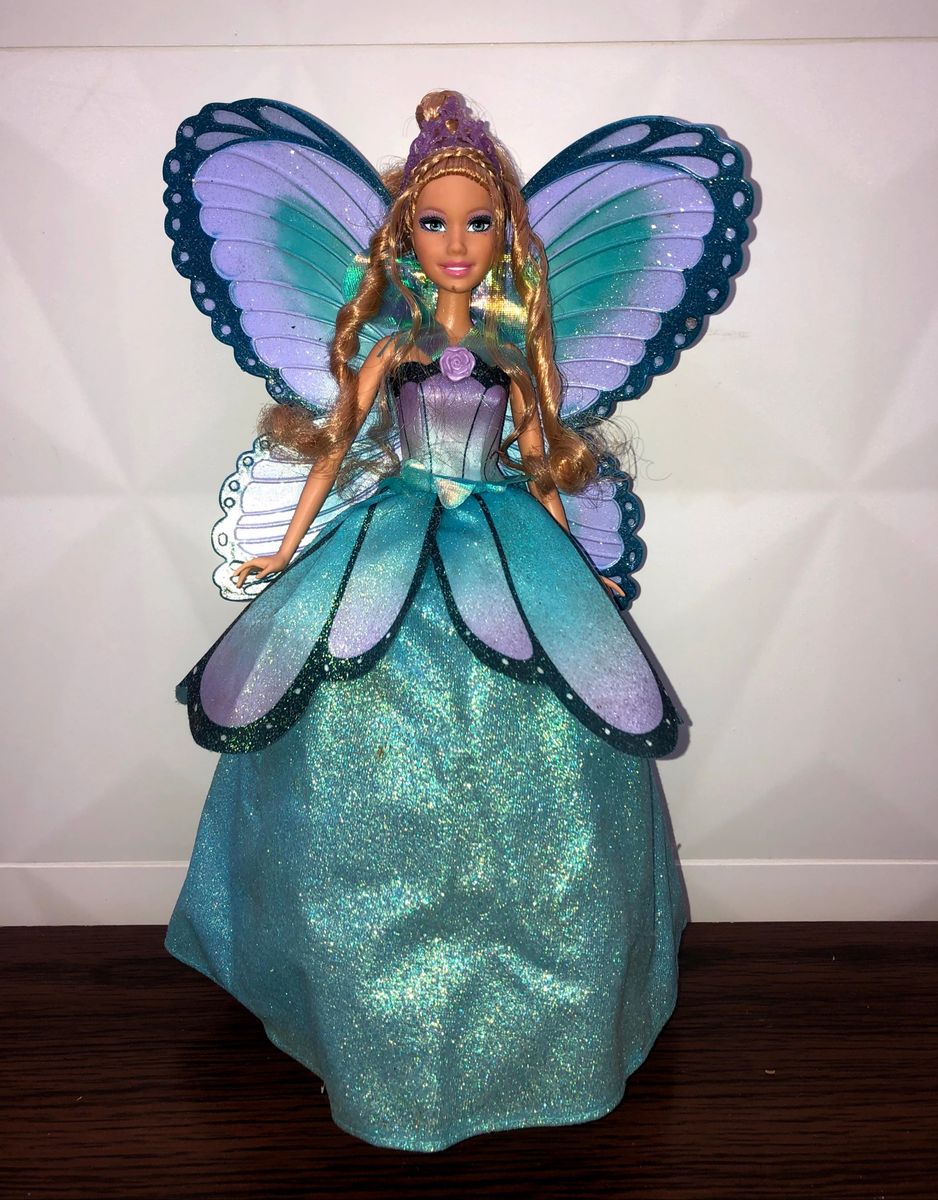 Barbie Rara Rainha Butterfly Original | Brinquedo Barbie Mattel Usado ...