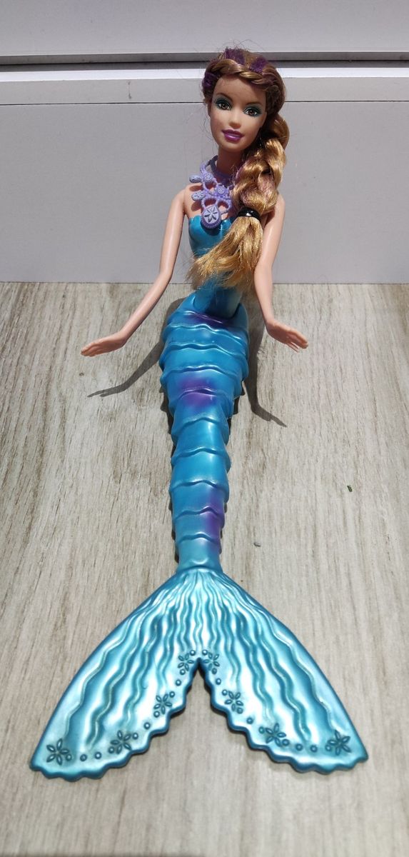 Barbie Sereia Muda de Cor 2009 | Brinquedo Mattel Usado 89023589 | enjoei