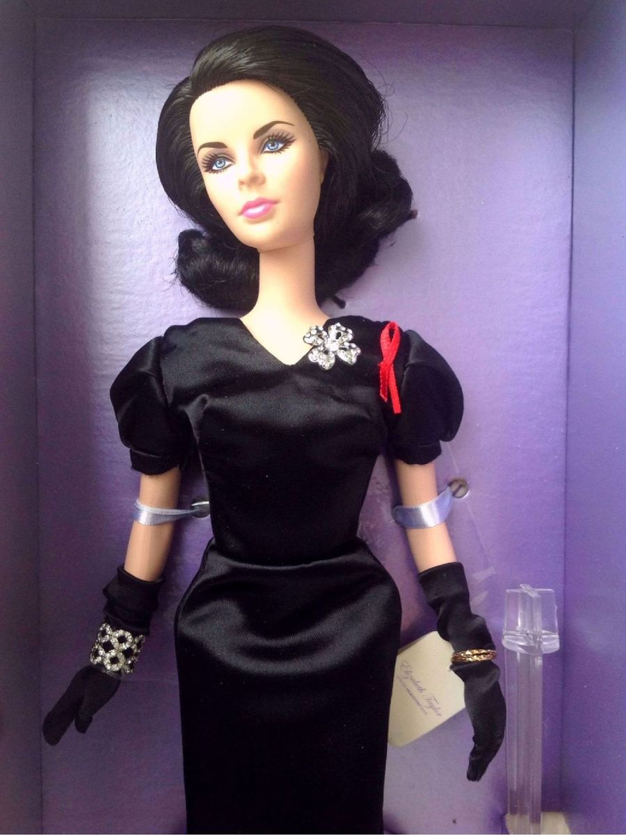 Barbie Violet Eyes Elizabeth Taylor | Brinquedo Barbie Nunca Usado ...