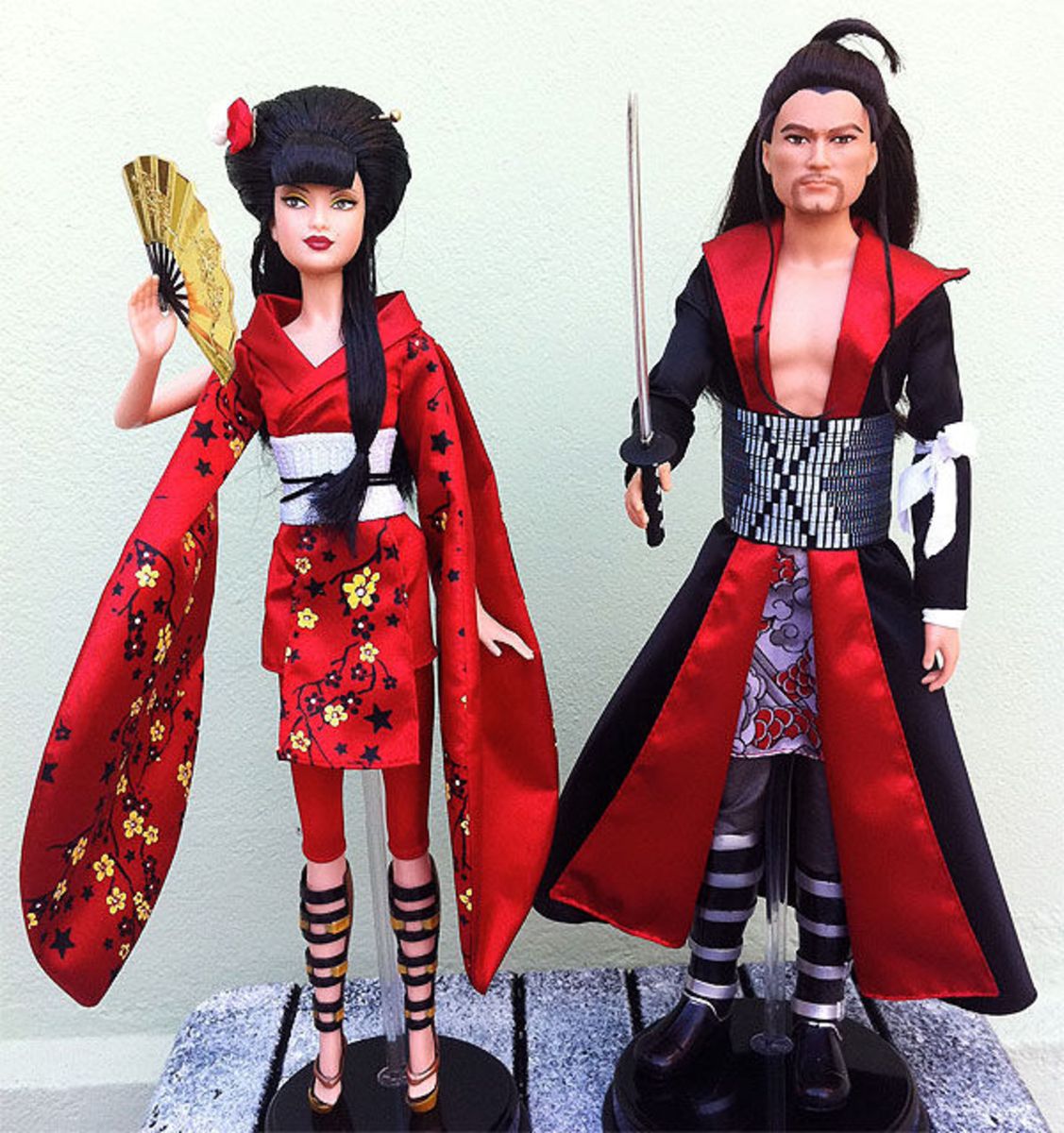 Barbies do Mundo: Gueixa e Samurai | Brinquedo Barbie Usado 466681 | enjoei