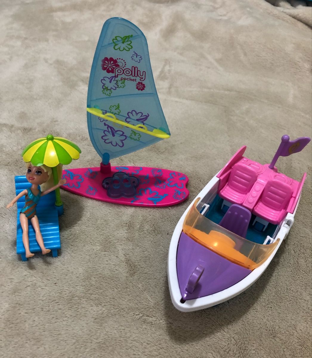 Barco e Windsurf da Poly | Brinquedo Mattel Usado 77174171 | enjoei