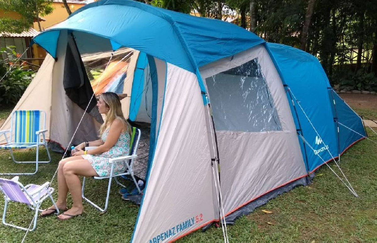 Barraca Camping Quechua Arpenaz Family 5.2 | Item p/ Esporte e Outdoor ...