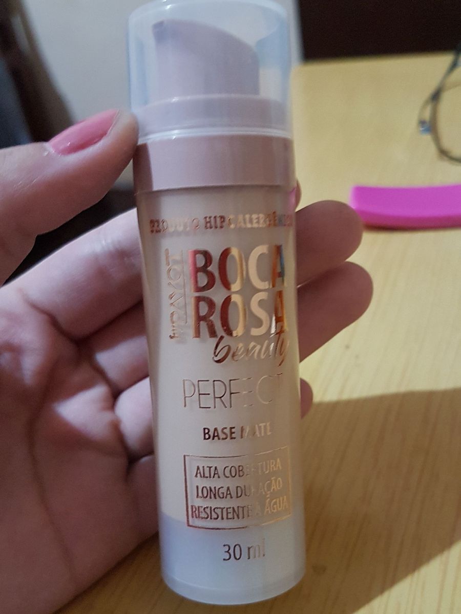 Base Boca Rosa Cor 02 | Maquiagem Feminina Boca Rosa Nunca Usado ...