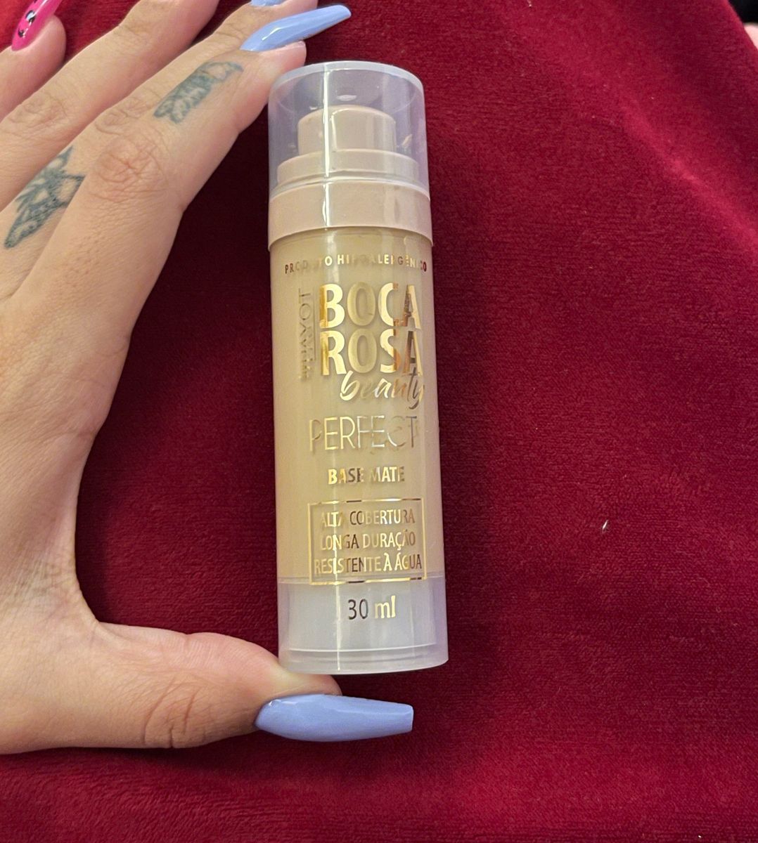 Base Boca Rosa, Usada Apenas Uma Vez. | Maquiagem Feminina Bocarosa ...