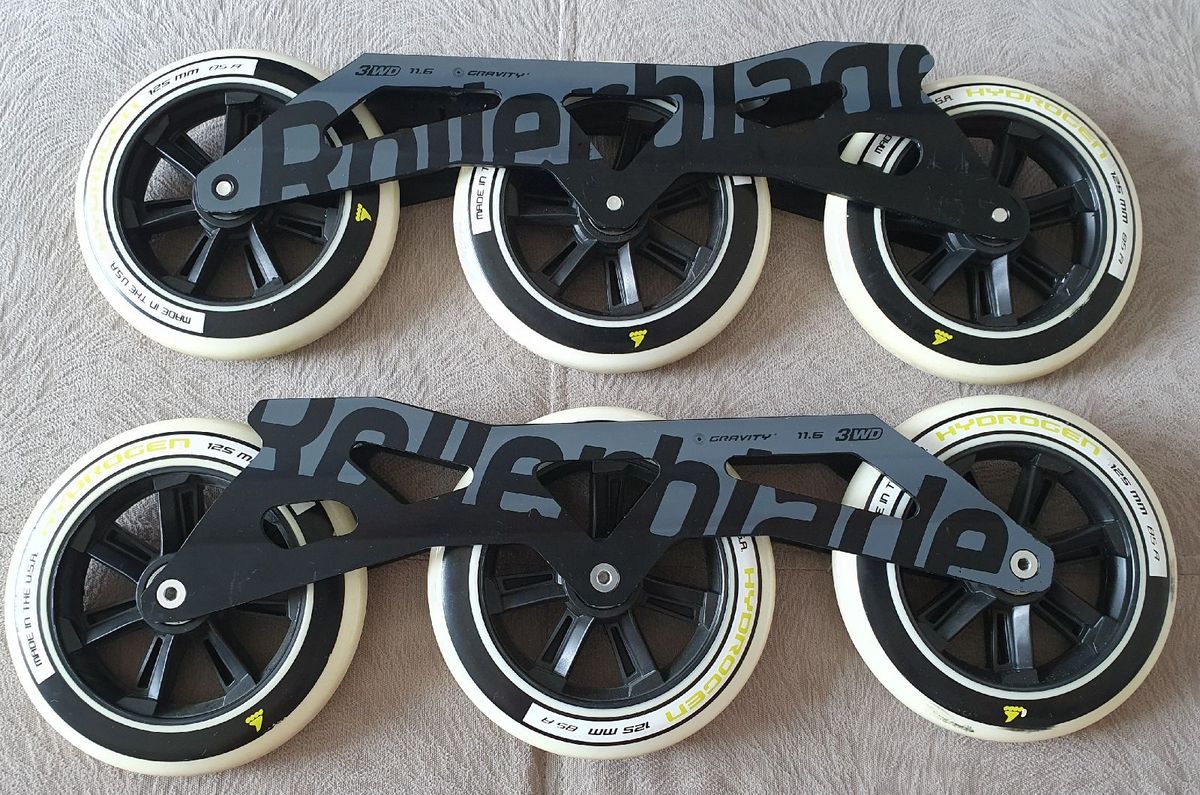 Base Completa Rollerblade com Rodas Hydrogen Rollerblade 125mm ...