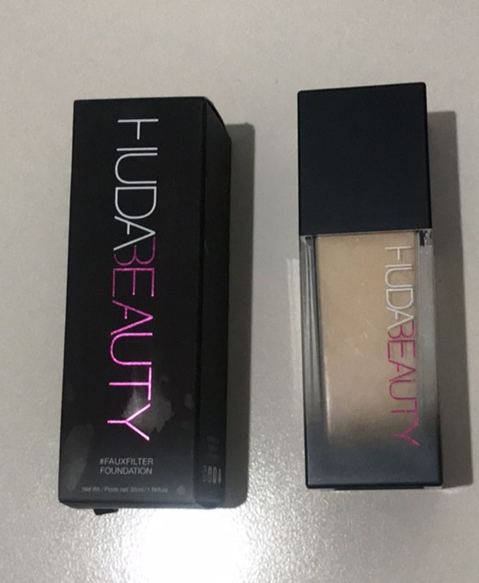 Base Huda Beauty Cobertura Power | Maquiagem Feminina Huda Beauty Usado ...