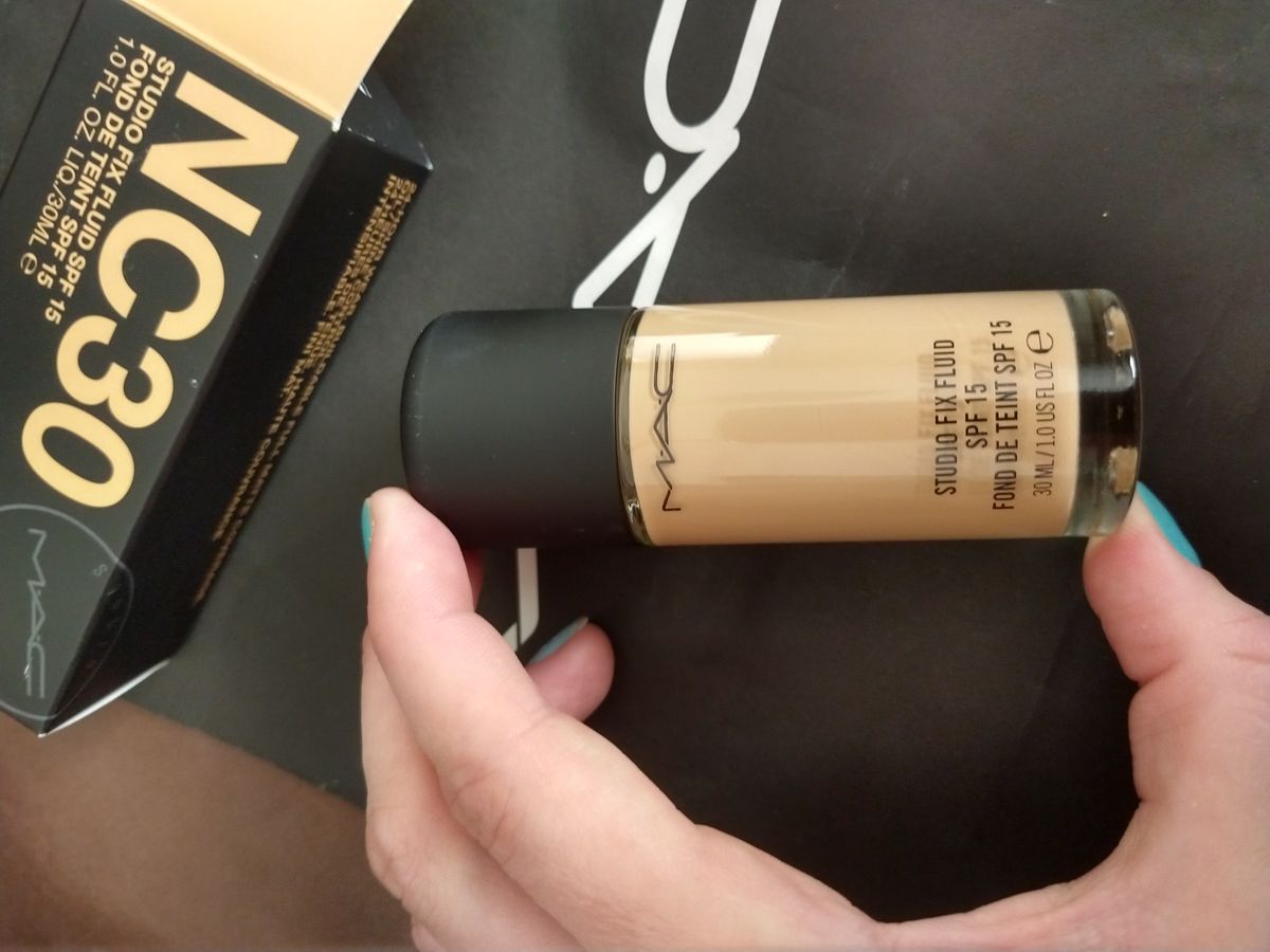 Base Mac Nc 30 sem Uso, Fechada, Na Caixa | Maquiagem Feminina Mac ...