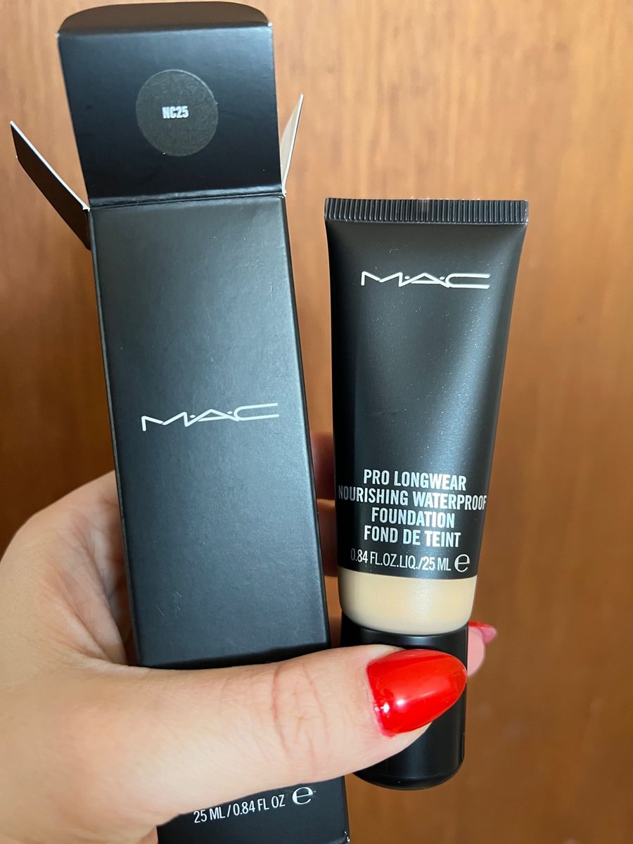 Base Mac Prolongwear Nova Lacrada Original Nc25 | Maquiagem Feminina Mac Nunca Usado 82943520 ...