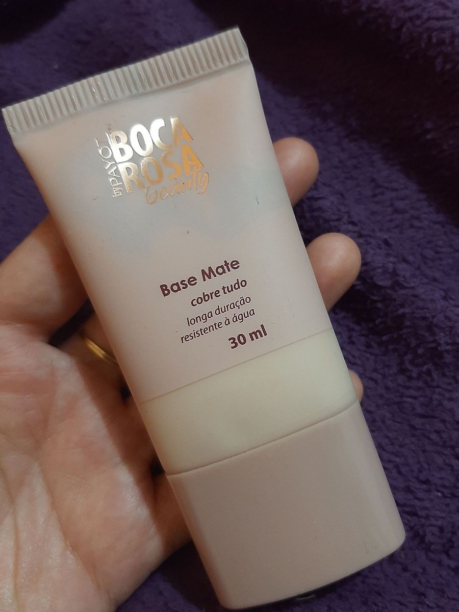 Base Mate Boca Rosa Cor 01 Maria | Maquiagem Feminina Boca Rosa Nunca ...