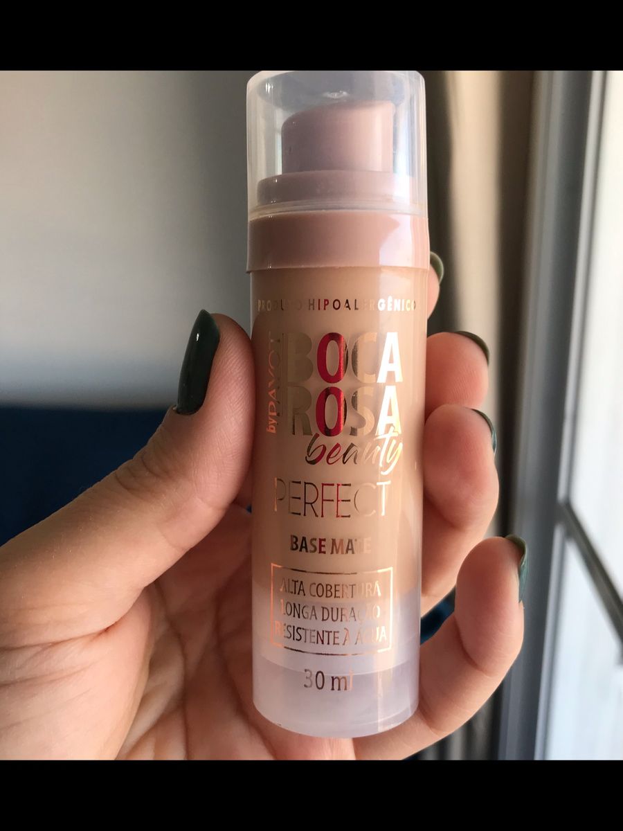 Base Mate Hd Boca Rosa Beauty By Payot 3 Francisca | Maquiagem Feminina ...
