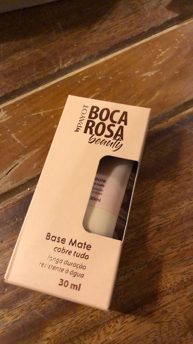 Base Matte Boca Rosa Alta Cobertura Nova Validade 2026 Cor Ana ...
