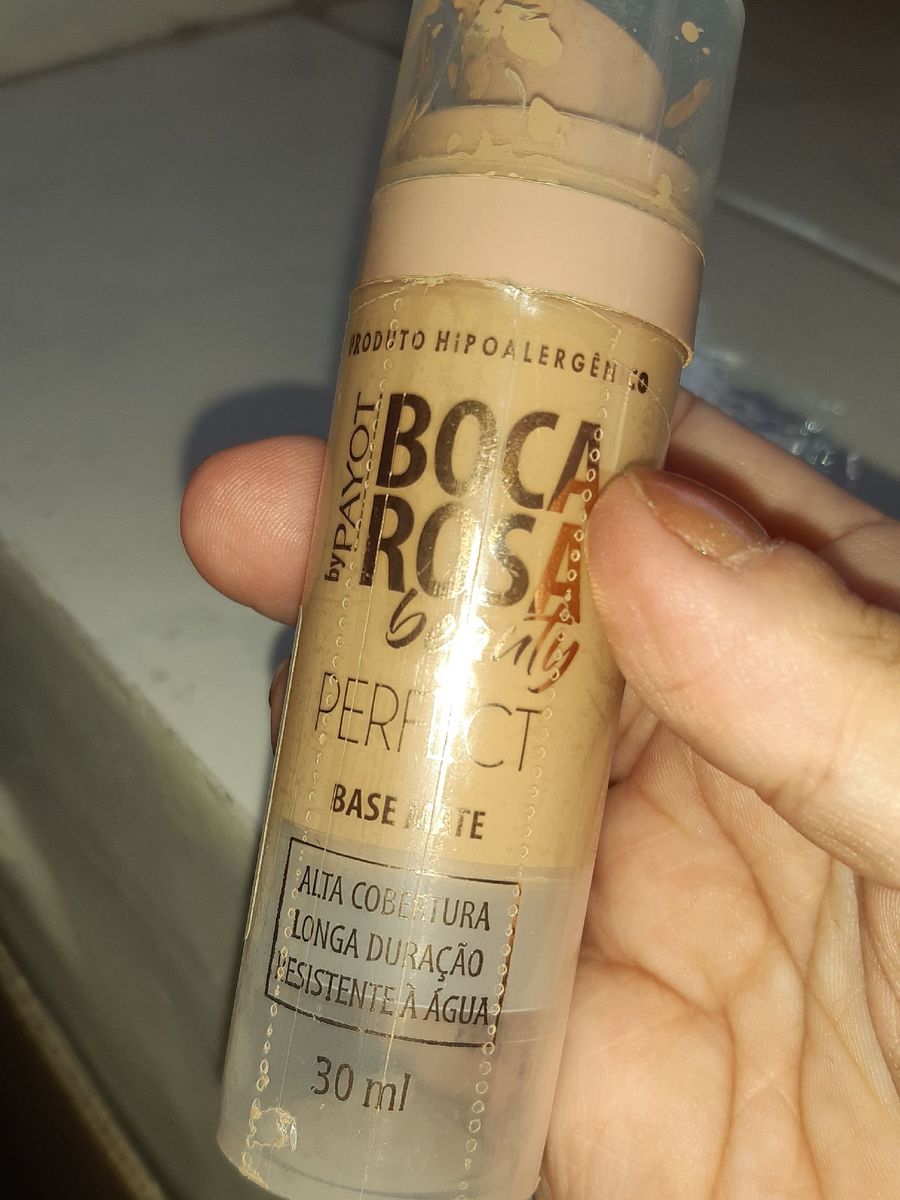 Base Matte Boca Rosa Tom Francisca | Maquiagem Feminina Boca Rosa Usado ...