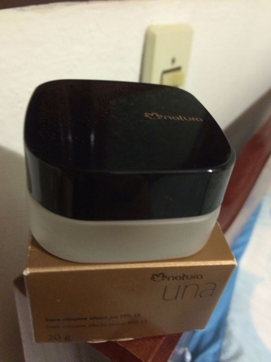 Base Mousse Efeito Pó Natura Una, Cor Bege Mel | Maquiagem Feminina ...