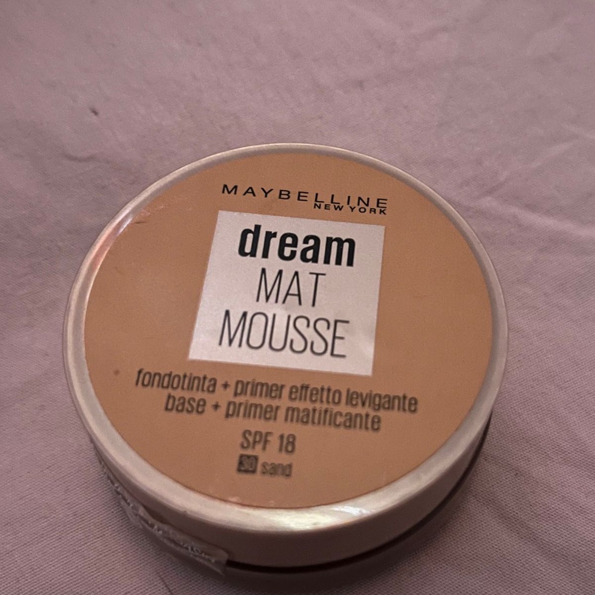 Base Mousse Fechada Bege | Maquiagem Feminina Maybelline Nunca Usado ...